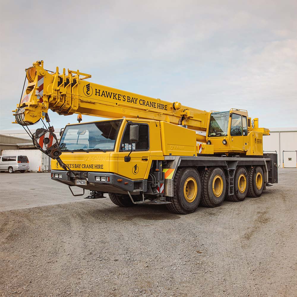 Tadano Faun ATF60-4 – 60 Tonne Crane - Hawke's Bay Crane and Platform Hire