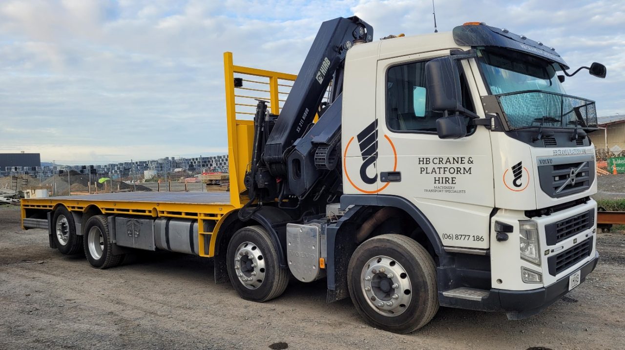 Small Cab-Mounted HIAB - IHIAB - Hawke's Bay Crane and Platform Hire